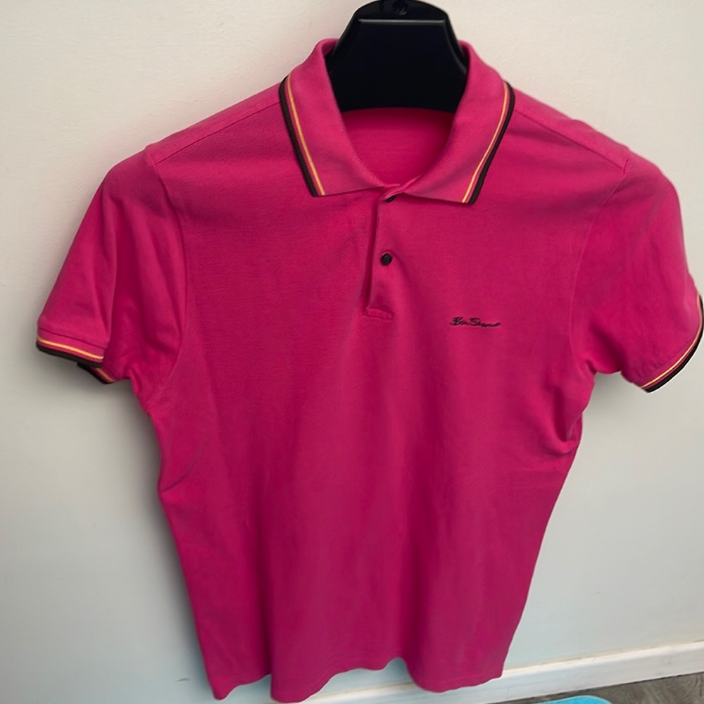 1990s Vintage Ben Sherman Polo Signature - Gem